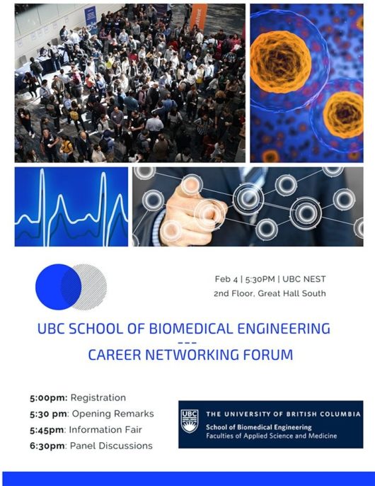 UBC School of Biomedical Engineering Career Networking Forum - Science ...