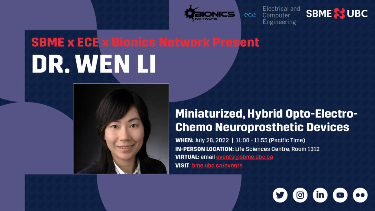 Research Lecture: Wen Li - Science in Vancouver