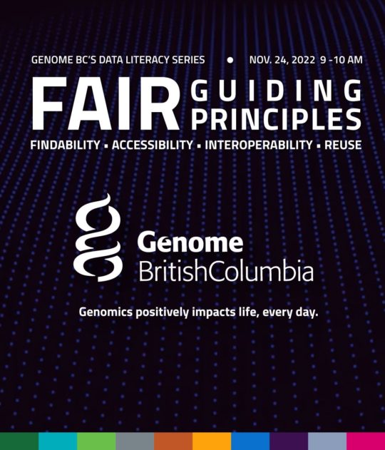 Data Literacy Webinar: FAIR Guiding Principles - Science in Vancouver